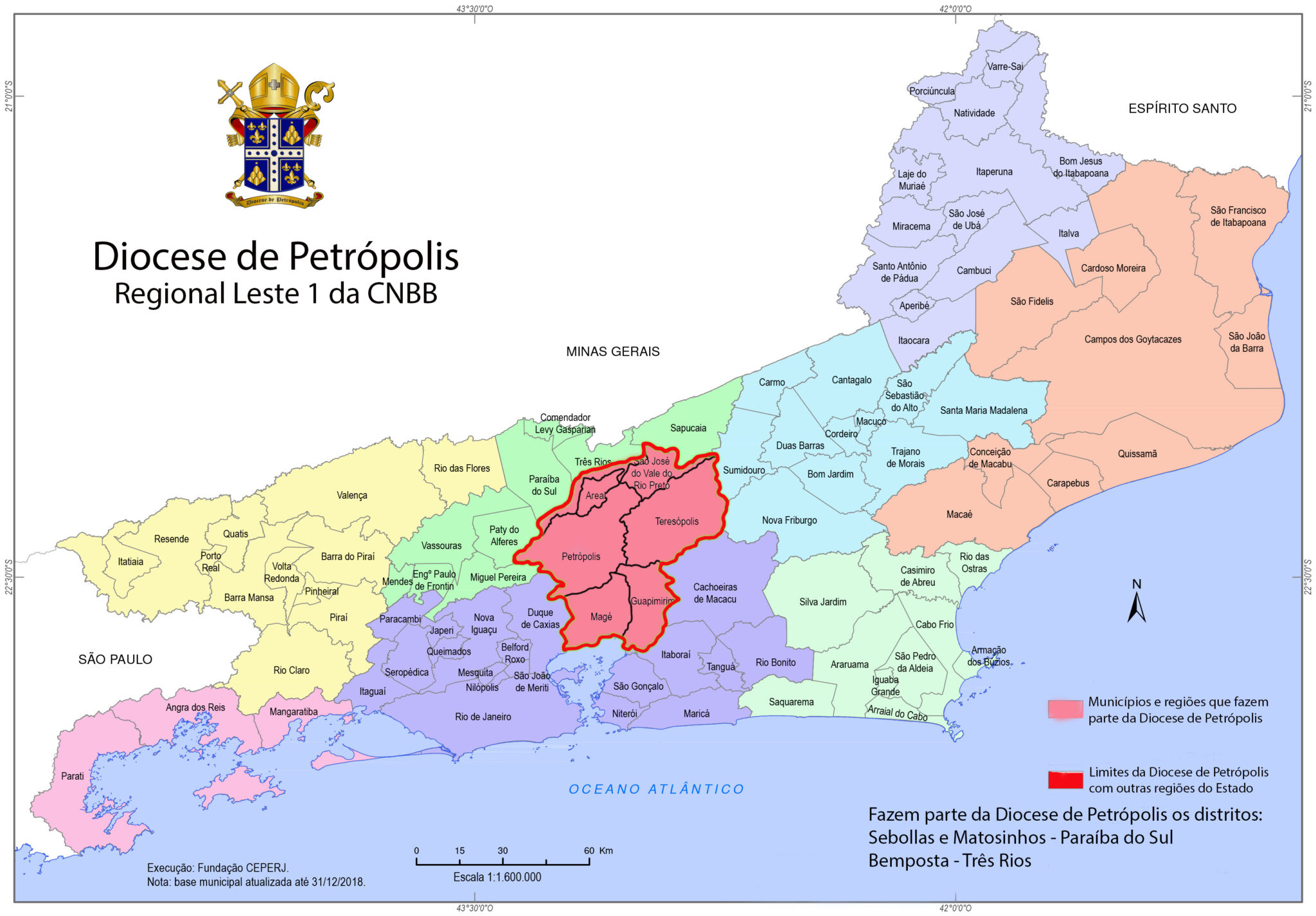 LIMITES DA DIOCESE – Diocese de Petrópolis